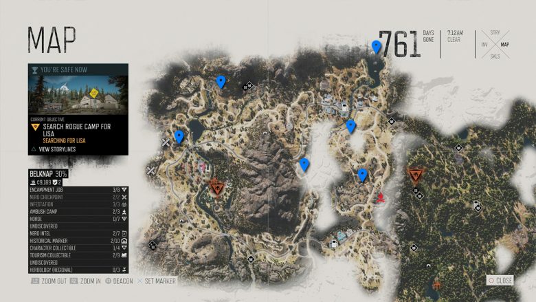 Days gone interactive map - rytecrazy