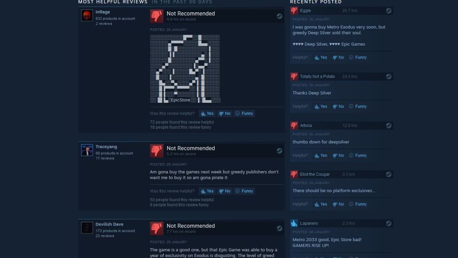 La ira de los jugadores a través del Review bombing Player Reset