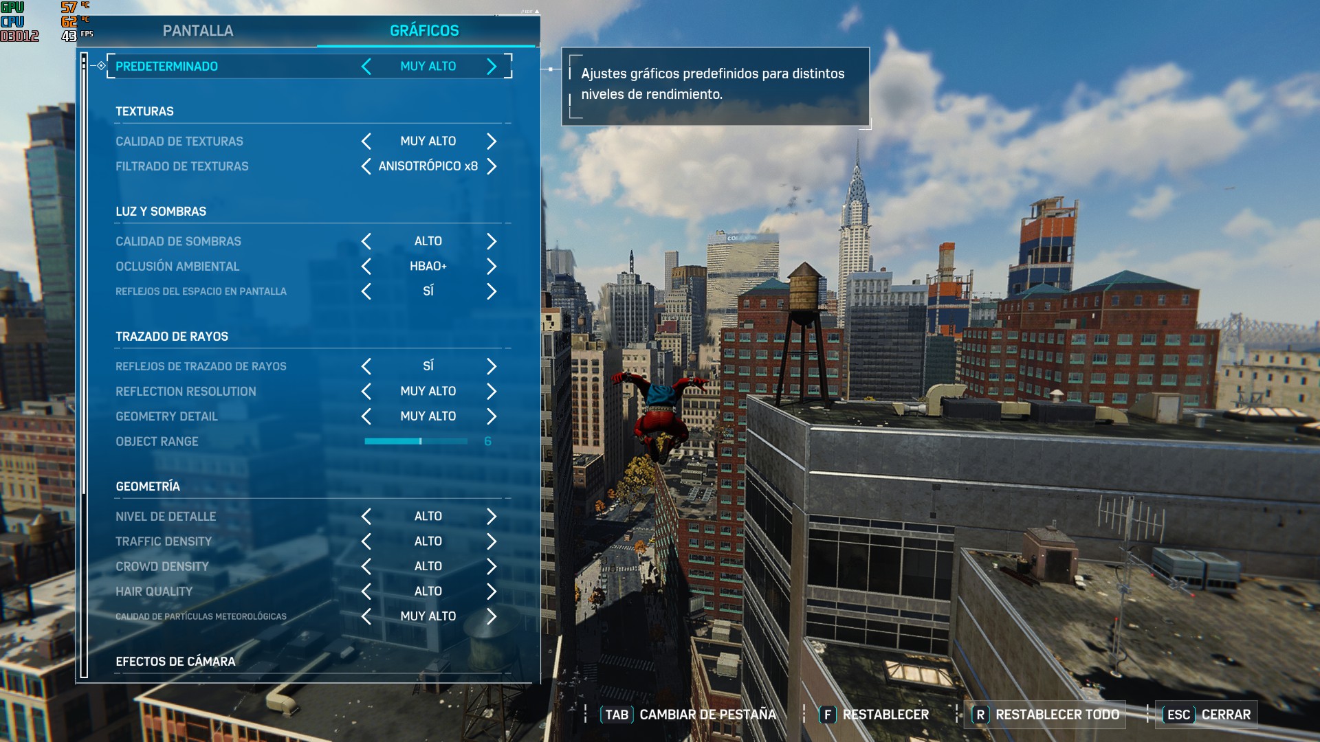 Reseña -Marvel's Spider Man Remastered PC Player Reset